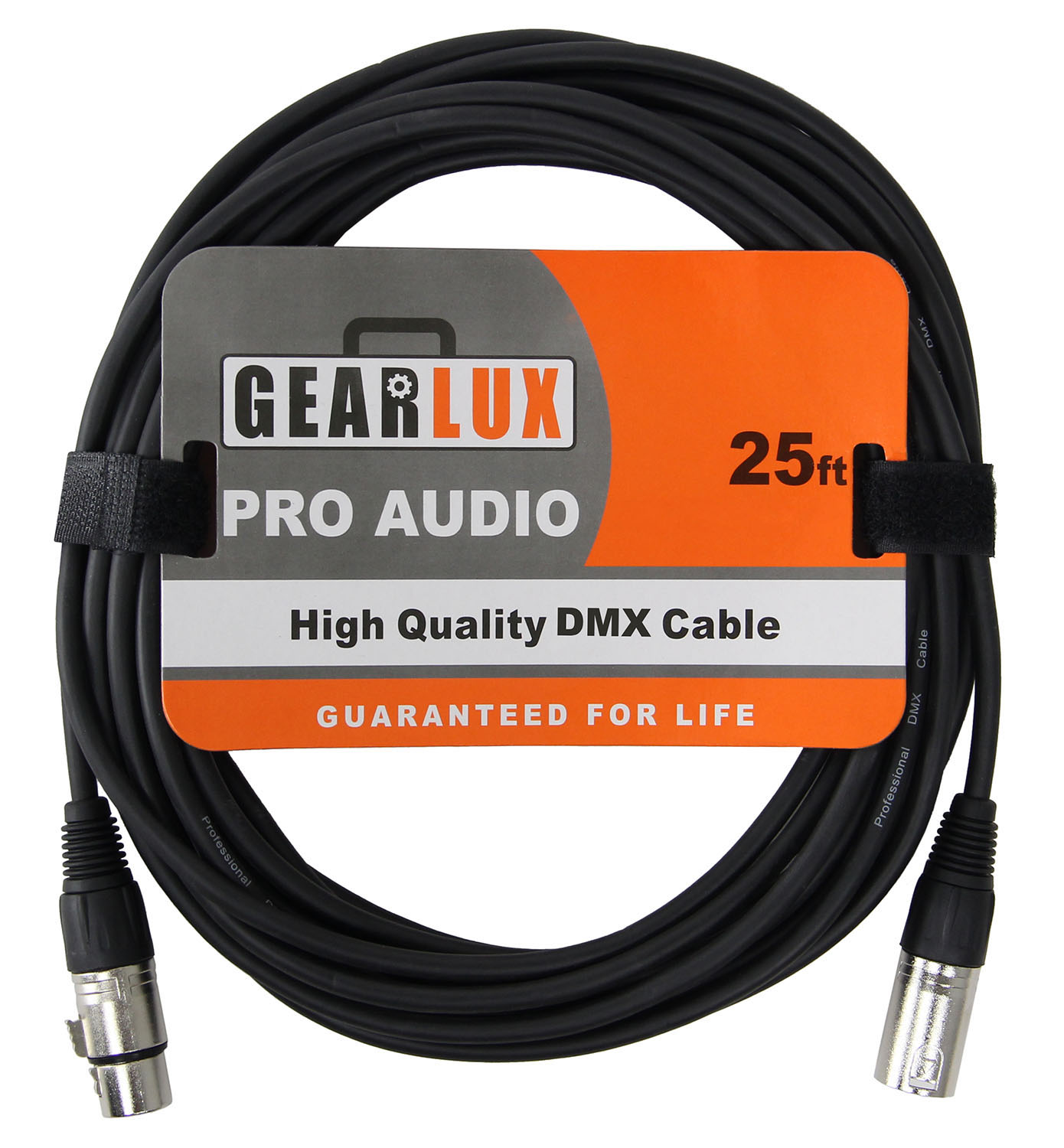 Gearlux 25-Foot 3-Pin Male-to-Female DMX Cable 712392928458| eBay