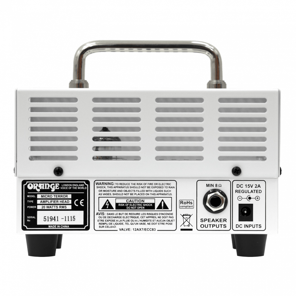 Orange Mt20 Micro Terror 20 Watt Mini Guitar Amplifier Head Bundle With ...